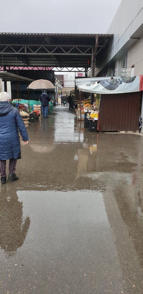 Gıda pazarı Farmer's market, Budennovsk, foto