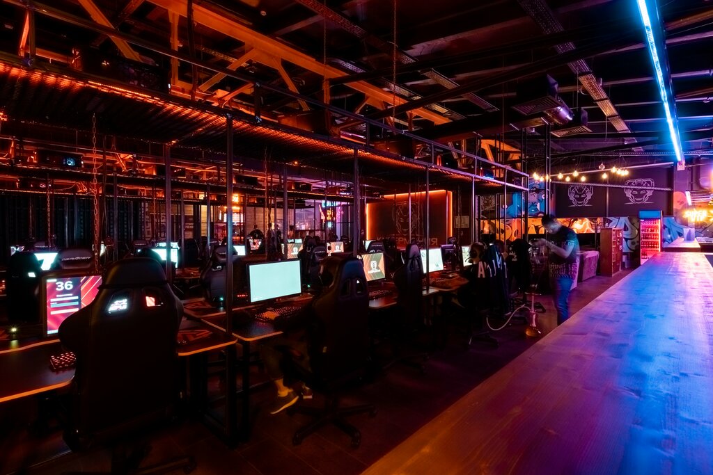 Oyun salonları Cybermania, Moskova, foto