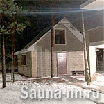 Saunalar Баня-дом в Б. Козино, Nijegorodskaya oblastı, foto