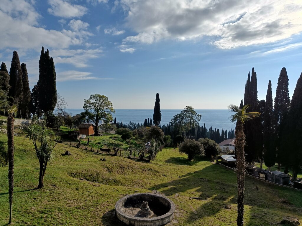 Seyir terası Observation deck, New Athos, foto