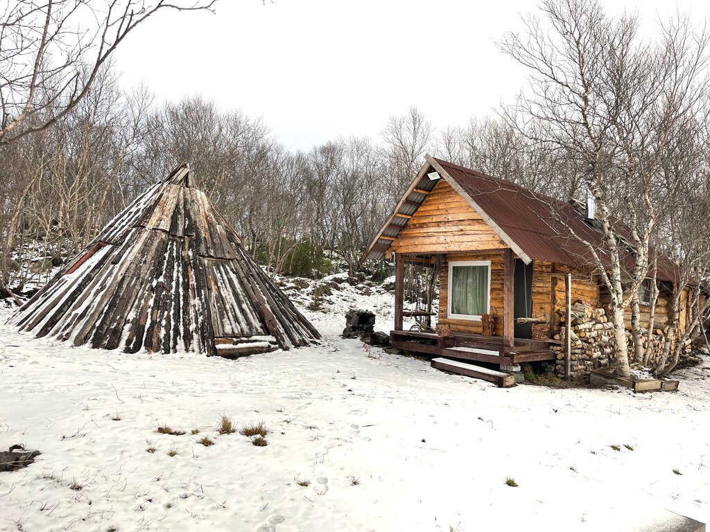 Turistik yerler House of reindeer herders, Murmanskaya oblastı, foto