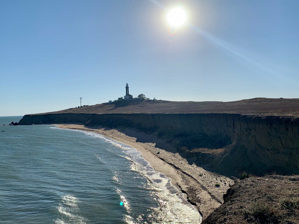 Turistik yerler Kyz-Aul Lighthouse, Kırım Cumhuriyeti, foto
