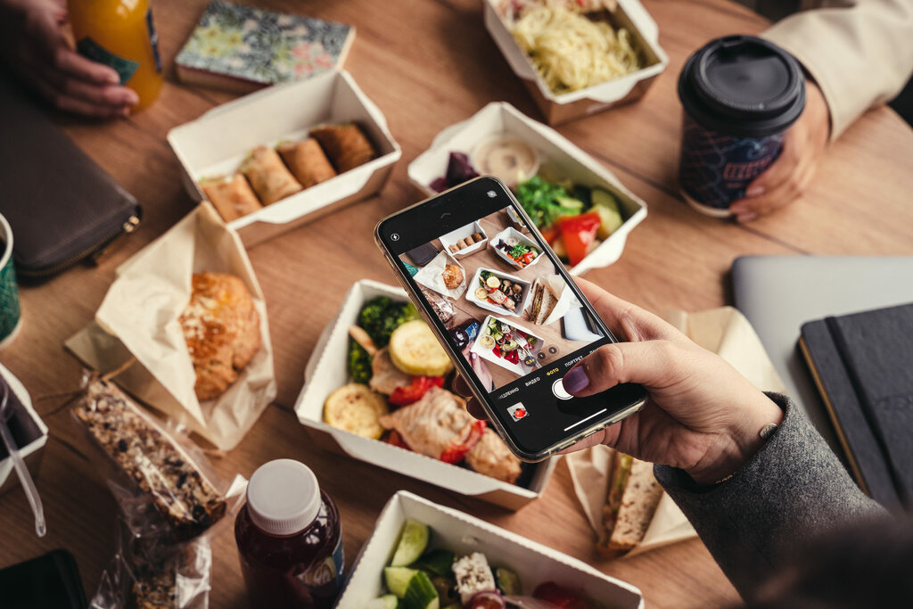 Kahve dükkanları CofeFest, Moskova, foto