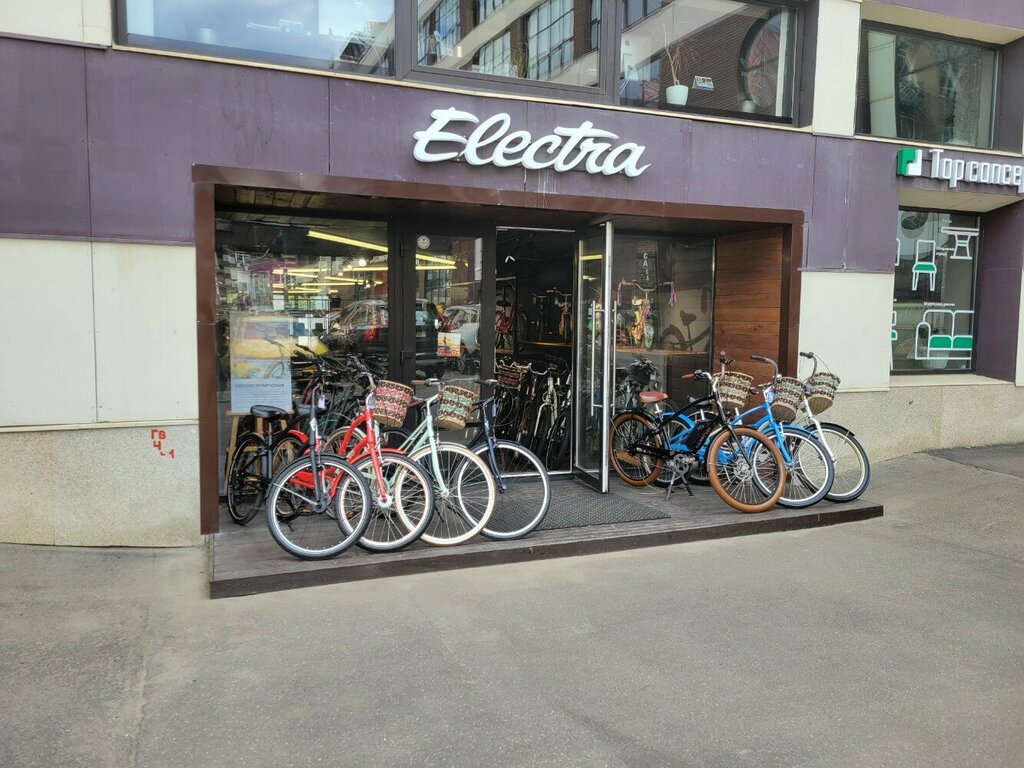 Bisiklet mağazaları Electra Bicycle Company, Moskova, foto
