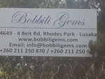 Bobbili Gems (Chikwa Road No:4647), kuyumcular  Lusaka'dan