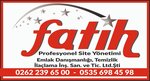 Fatih Emlak (Yenikent Mah., Gazi Mustafa Kemal Cad., No:33, Derince, Kocaeli), konut servisleri kuruluşları  Derince'den