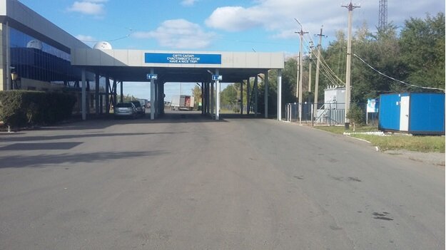 Gümrükler Customs, Urlyutobe Checkpoint, Pavlodar eyaleti, foto