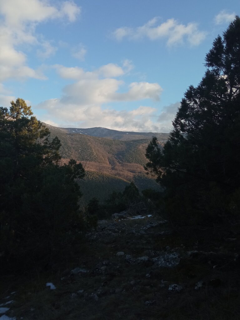 Dağ zirvesi Гора Лячка, Kırım Cumhuriyeti, foto