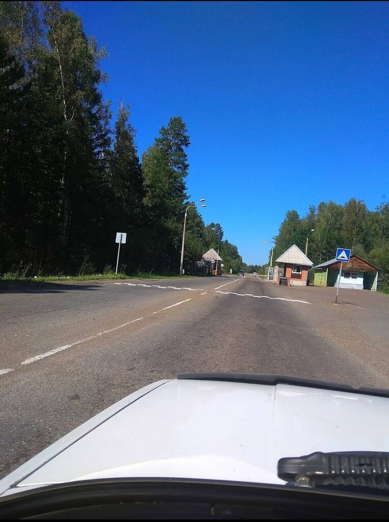 Geçiş noktaları, güvenlik kontrol alanı КПП № 3А, Krasnoyarski krayı, foto