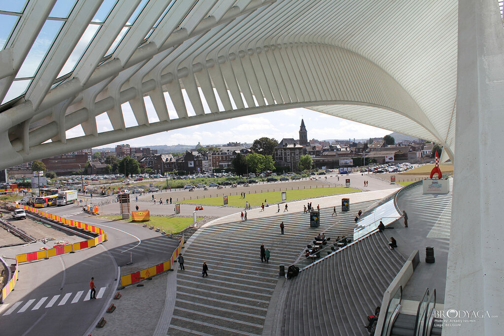 Tren istasyonu Liège-Guillemins, Liege, foto