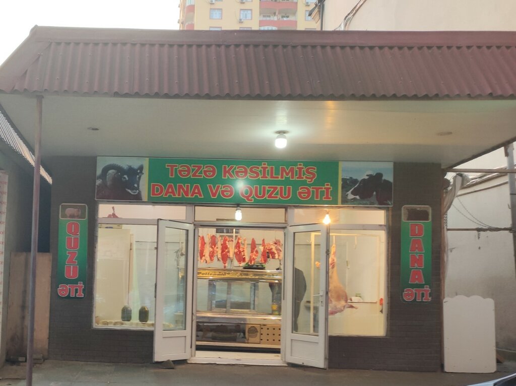 Kasap, şarküteri Butcher, Bakü, foto