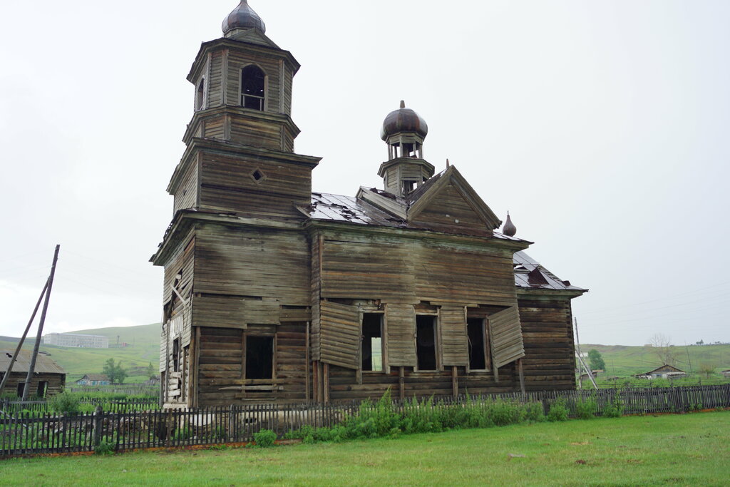 Turistik yerler Спасо-Преображенская церковь 1895 г., Zabaykalski krayı, foto