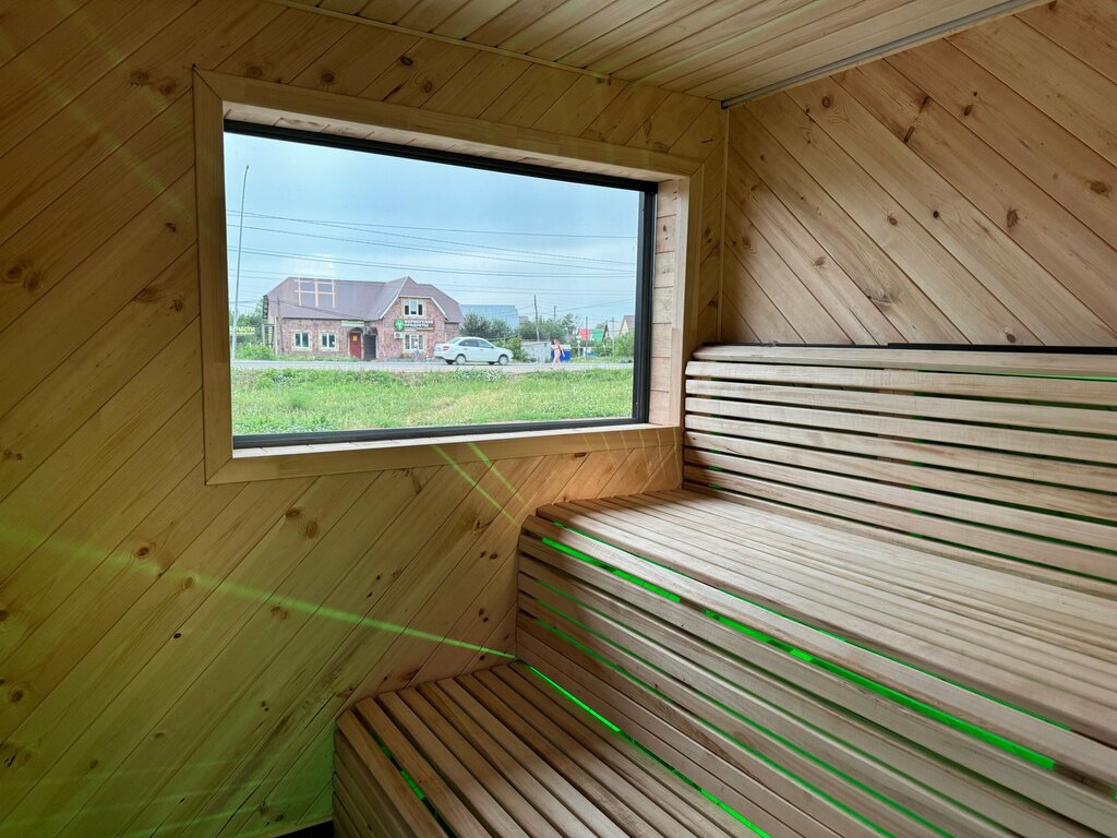 Hamam ve sauna inşaatı Darina, Başkurdistan, foto