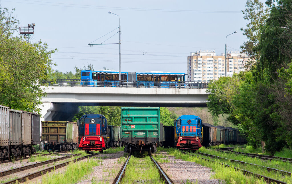Yük istasyonu Obmennaya Station, Moskova, foto