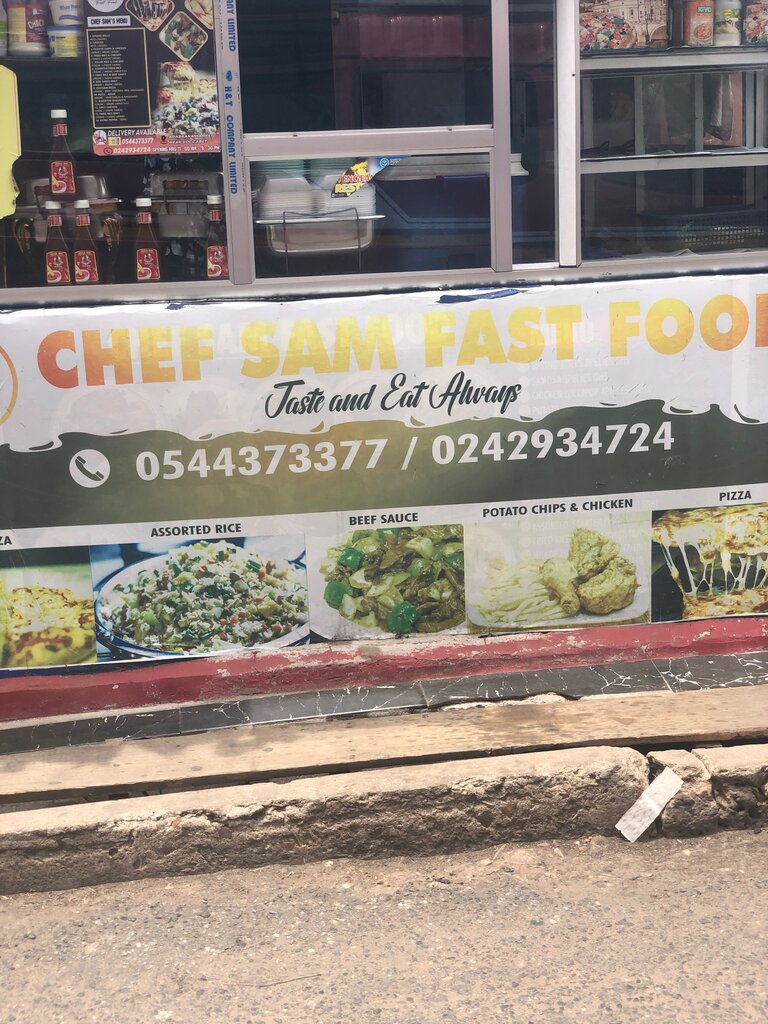Fast food Ched Sam Fast Food, Akra, foto