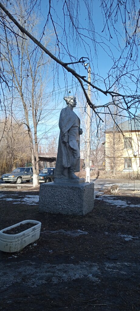 Anıt, heykel В.И. Чапаев, Çapayevsk, foto
