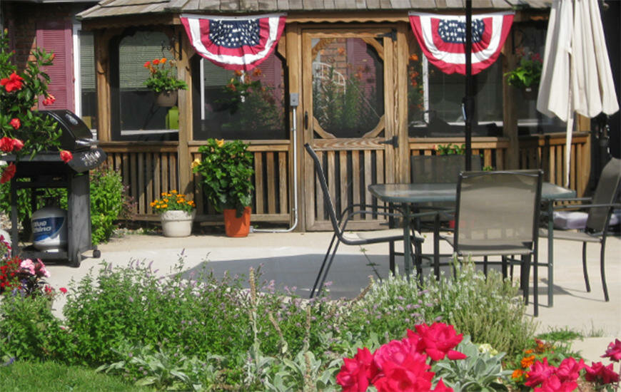 Huzurevi, bakımevi Riverside Village, İndiana Eyaleti, foto
