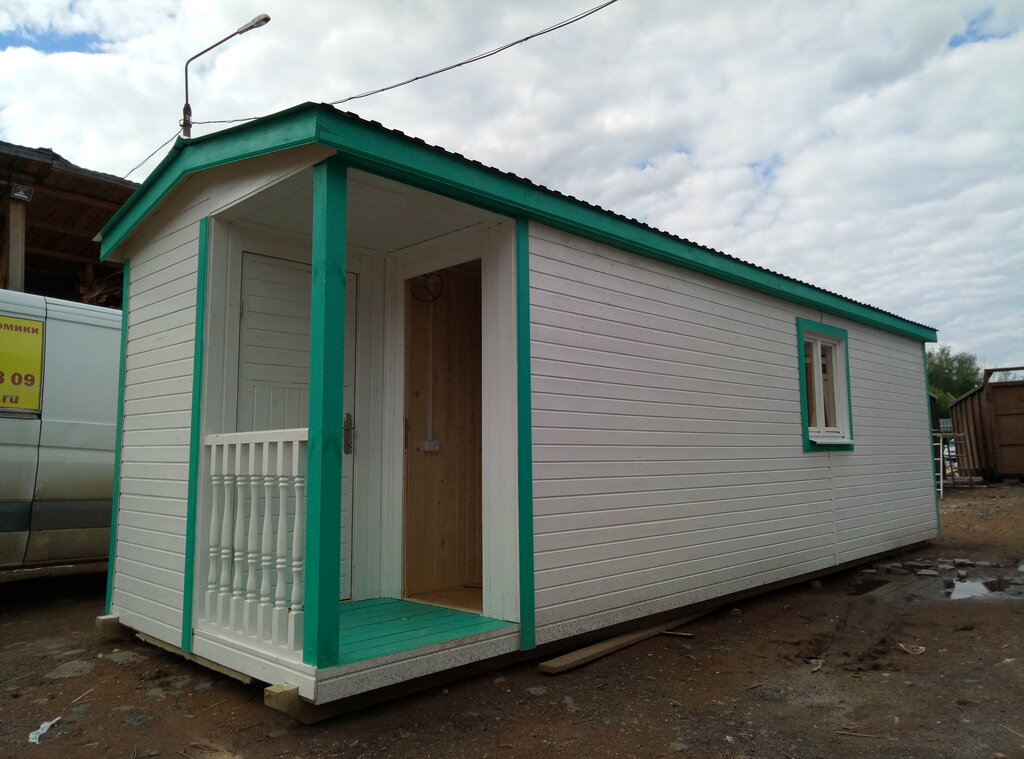 Prefabrik binalar MiniDom, Moskova, foto