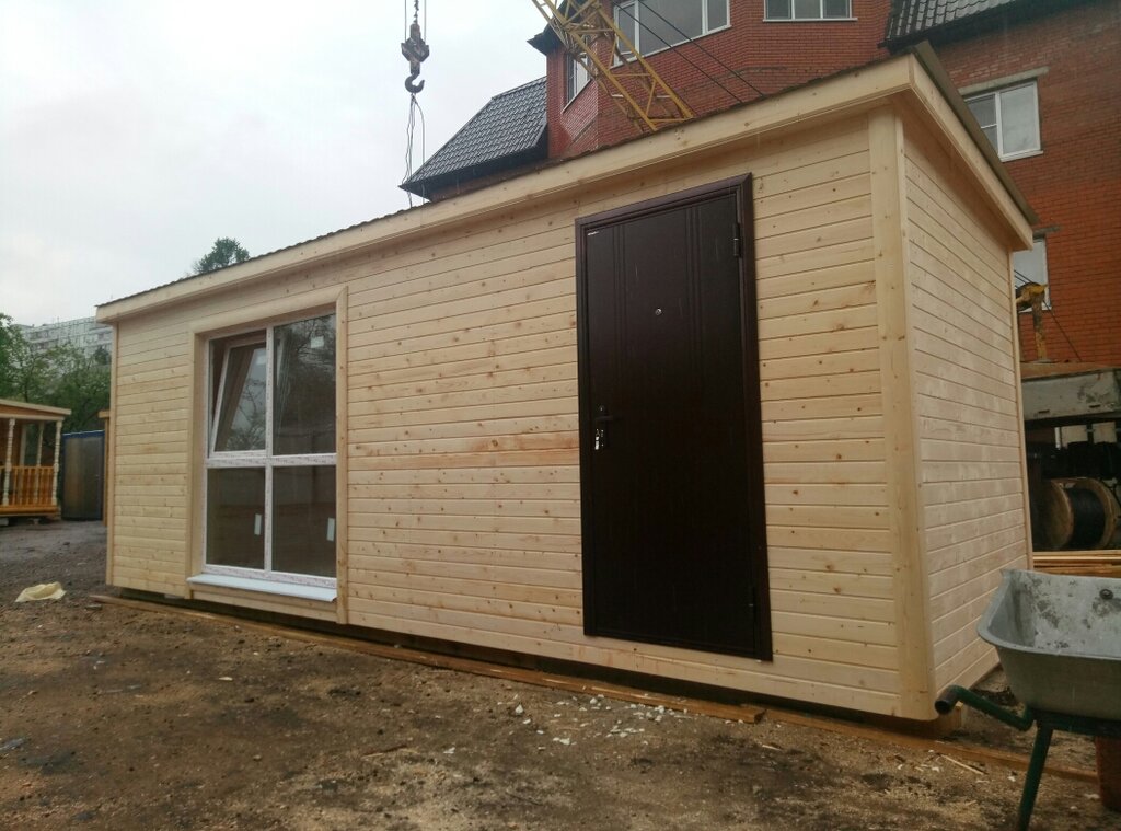 Prefabrik binalar MiniDom, Moskova, foto