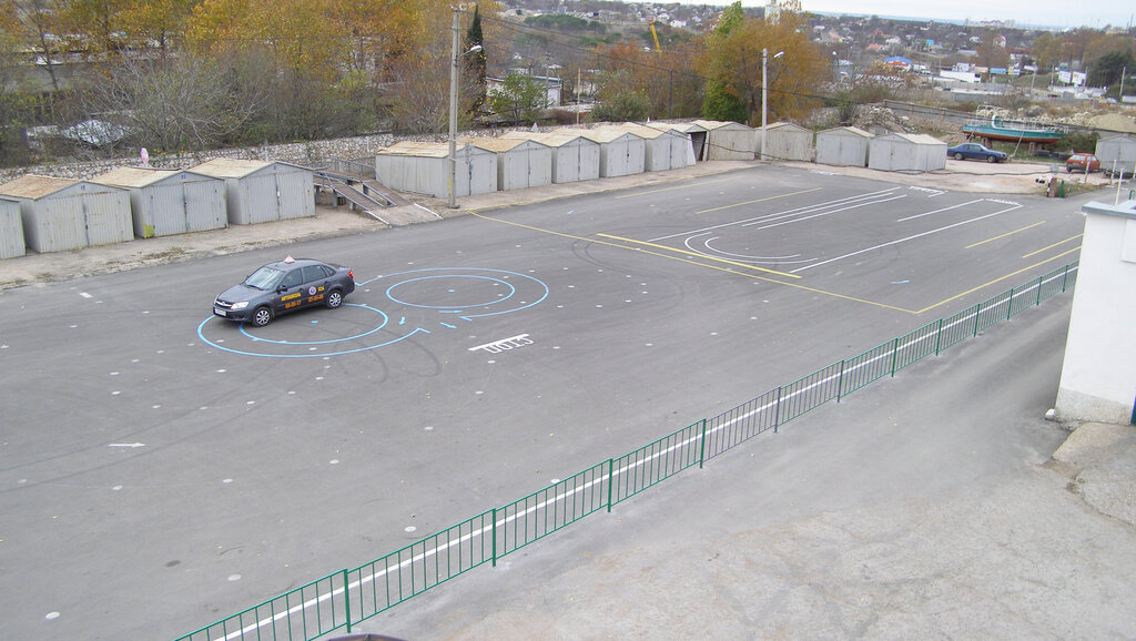 Ehliyet sınav alanı Автодром автошколы севастопольский союз автомобилистов, Sevastopol, foto