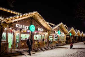 My Sosnovy Bor (Leningrad Region, Sosnoviy Bor, Primorskiy Park), fast food  Sosnoviy Bor'dan