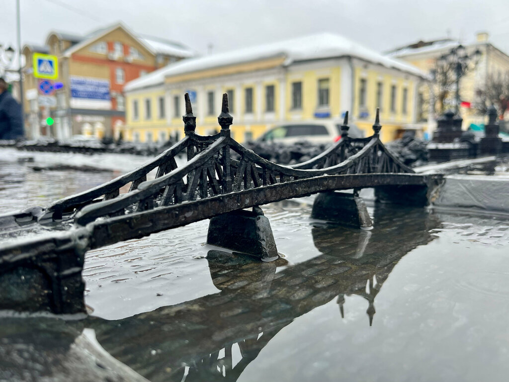 Dekorasyon ve süsleme, onur panosu Лучи Твери. Макет старого города, Tver, foto