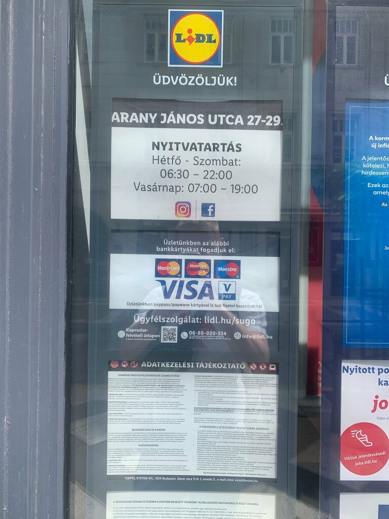 Süpermarket LiDL, Budapeşte, foto