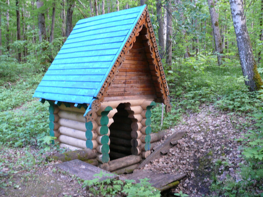 Pınar, çay Spring, stream, Zarechny, foto