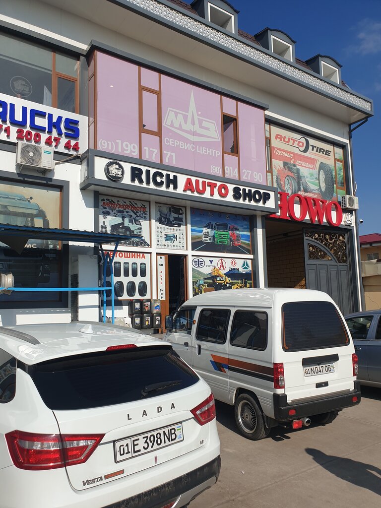 Oto aksesuarları Rich avto servis, Taşkent, foto