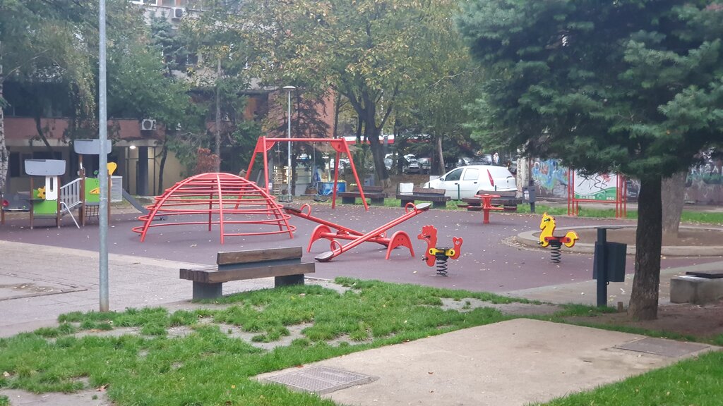 Oyun alanı Playground, Belgrad, foto