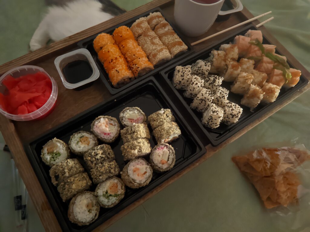 Suşi restoranı SushiStore, Moskova, foto