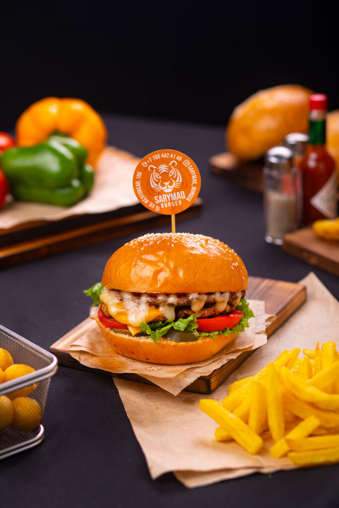 Fast food Sarymaq Burger, Kızılorda, foto