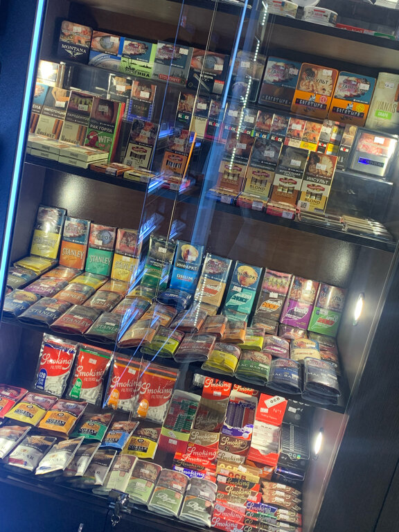 Tütün, sigara mağazaları Prime Tobacco, Moskova, foto