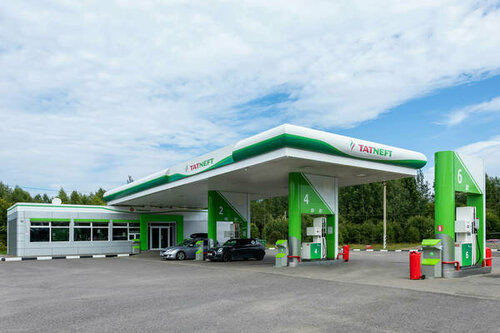 Benzin istasyonu Tatneft', Smolenskaya oblastı, foto