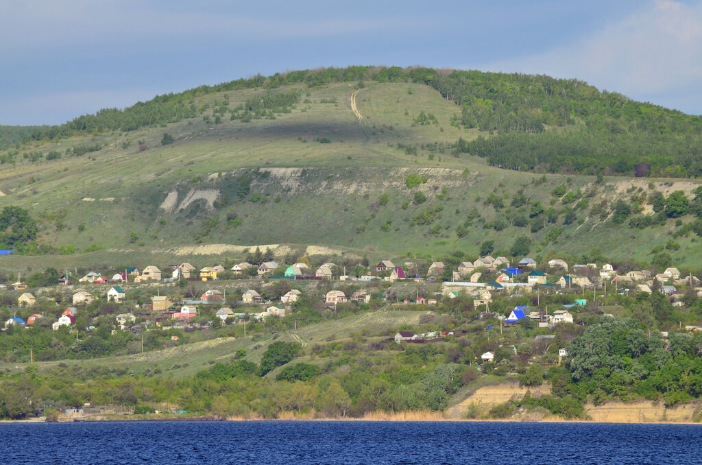 Dağ zirvesi Дунина гора, Saratovskaya oblastı, foto