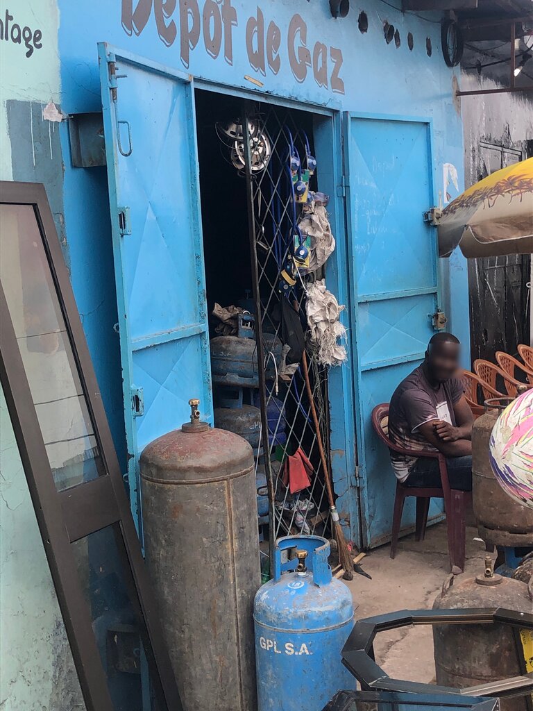 Tüp bayileri Dépôt De Gaz, Brazzaville, foto