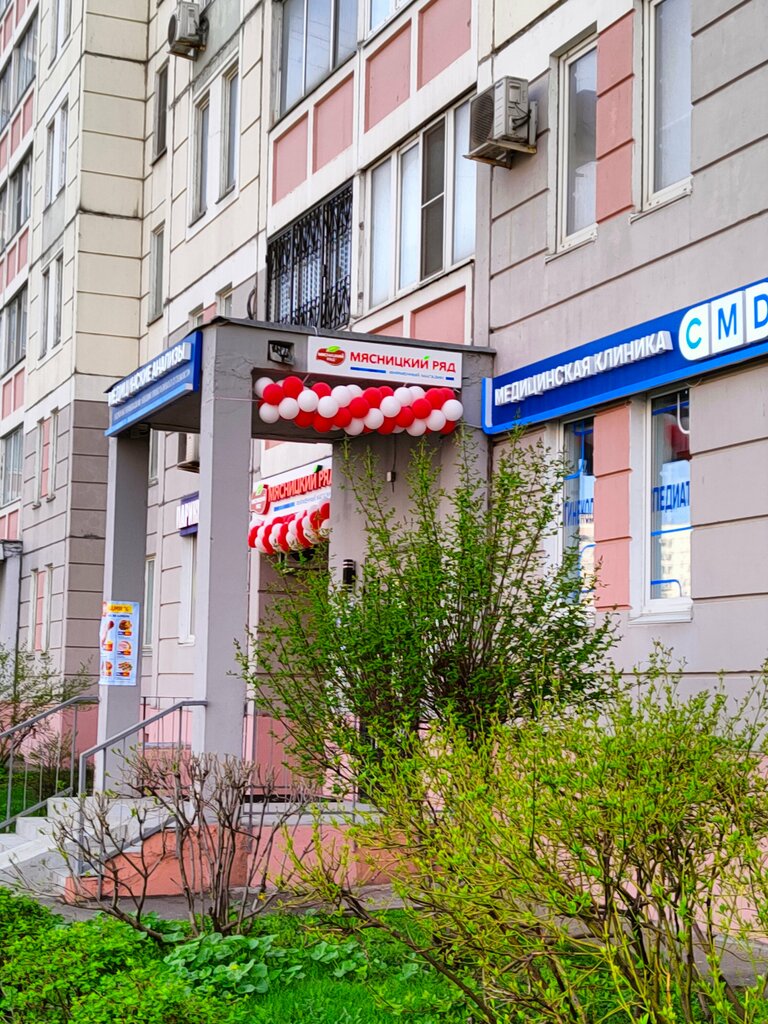 Kasap, şarküteri Myasnitskiy-ryad, Moskova, foto