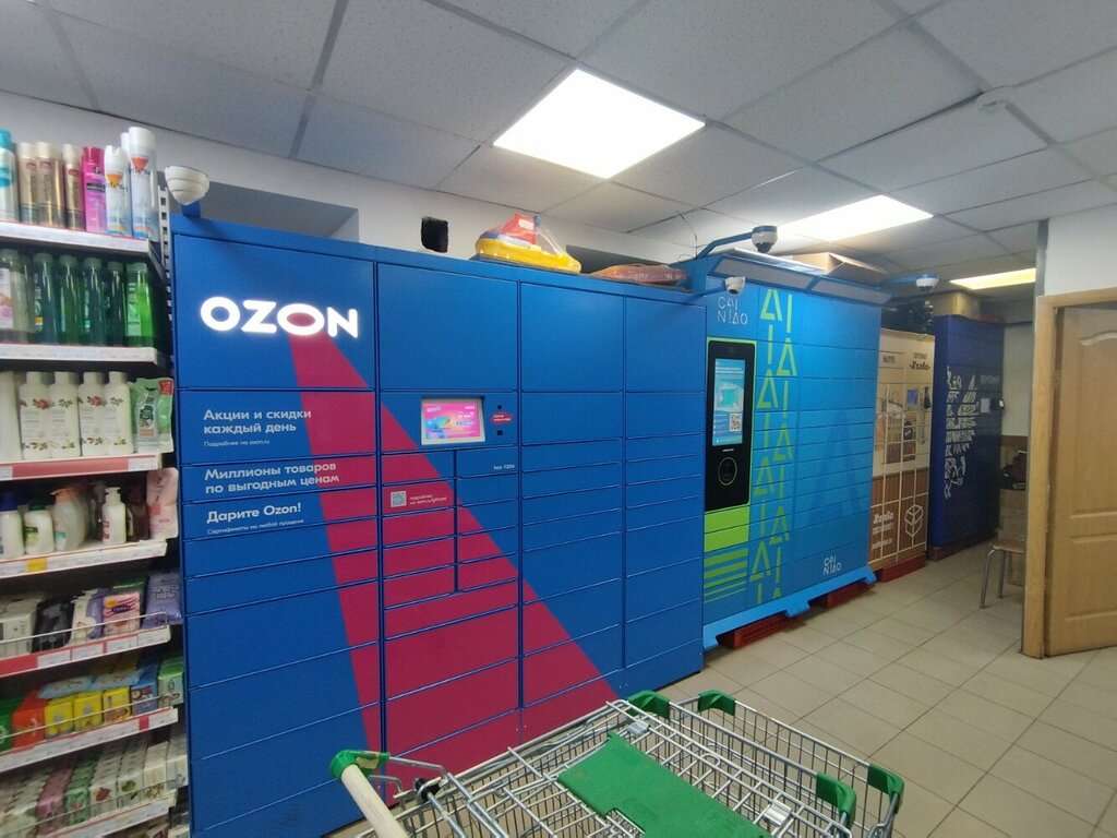 Parsel otomatı Цайняо, постамат, Moskova, foto