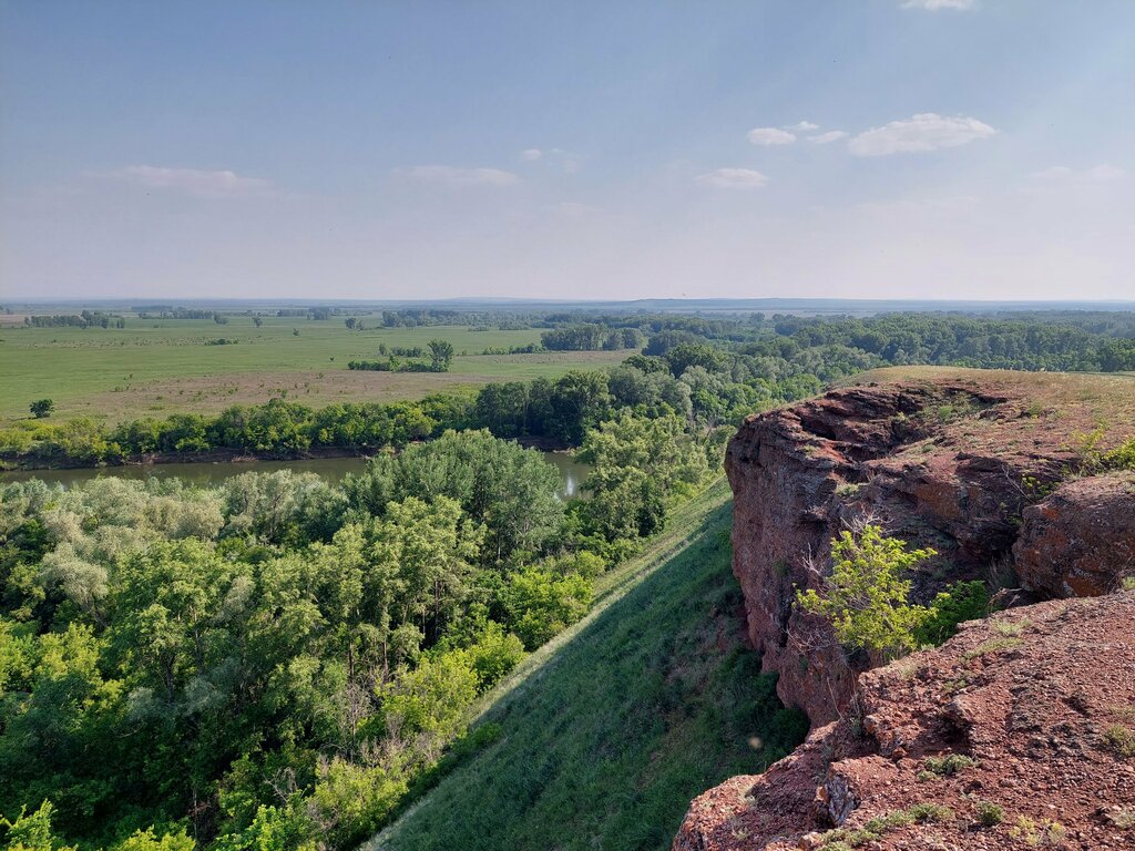 Dağ zirvesi Гора Самбула, Orenburgskaya oblastı, foto