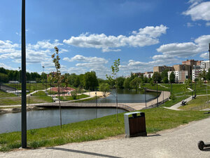 Парк Набережная реки Теребенки (Moscow Region, Chekhov, park Naberezhnaya reki Terebenki), kültür ve eğlence parkları  Çehov'dan