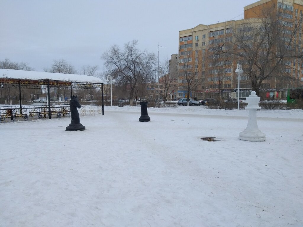 Dekorasyon ve süsleme, onur panosu Chess board, Aktöbe, foto