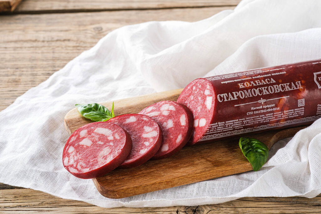 Kasap, şarküteri Починковские колбасы, Smolensk, foto