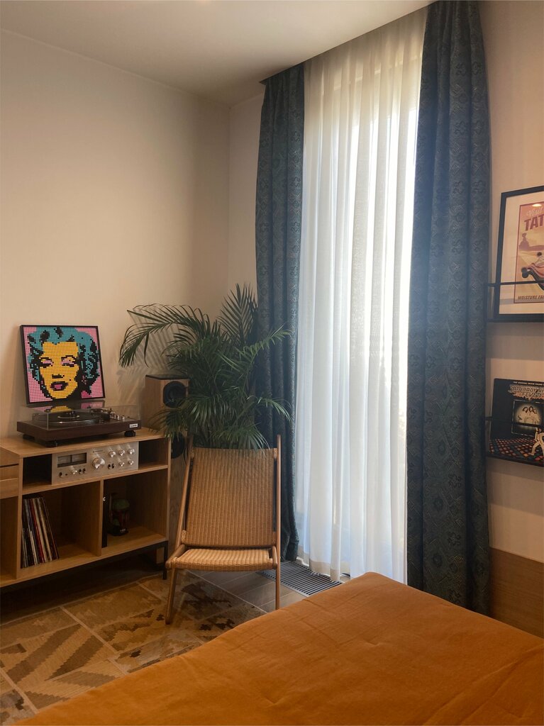 Perde ve korniş üreticileri N. J. Project, Zelenograd, foto