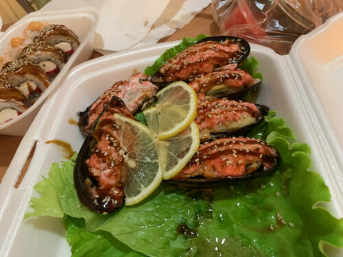 Suşi restoranı Smokovnitsa, Kırım Cumhuriyeti, foto