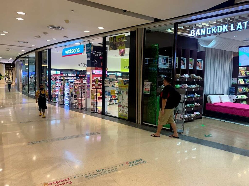 Ev tekstili mağazaları Bangkok Latex, Pattaya, foto