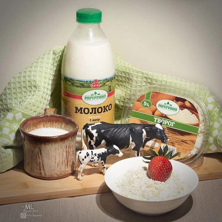 Süt ürünleri satış mağazaları Michurino, Moskova, foto