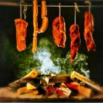 Копчёная Лавка (Polevaya ulitsa No:12А, derevnya Makarovka), market  Tataristan'dan