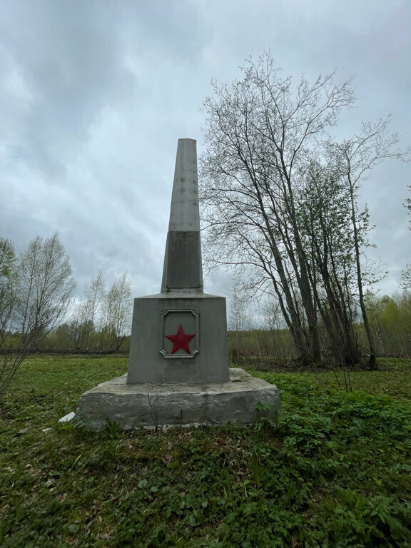 Anıt, heykel Братская могила, Smolenskaya oblastı, foto