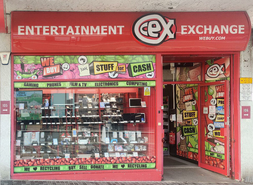 Cep telefonu ve aksesuarları satış mağazaları CeX, Galler, foto