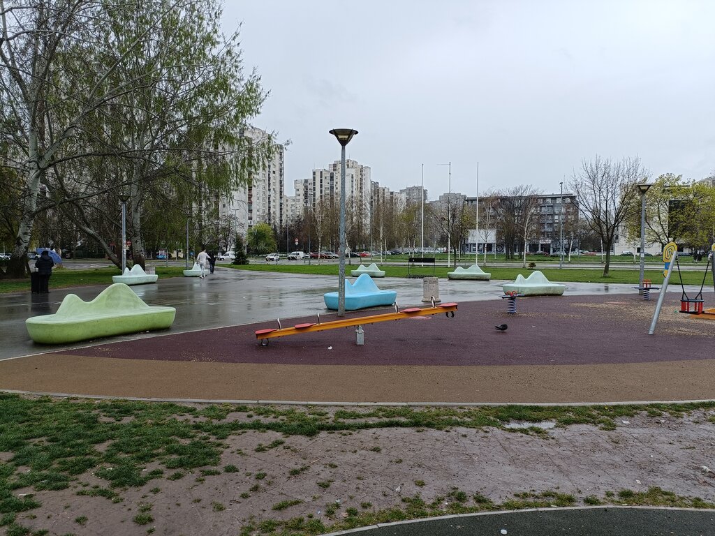 Oyun alanı Playground, Belgrad, foto